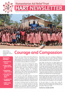 HART Winter 2014 Newsletter | Humanitarian Aid Relief Trust (HART UK)